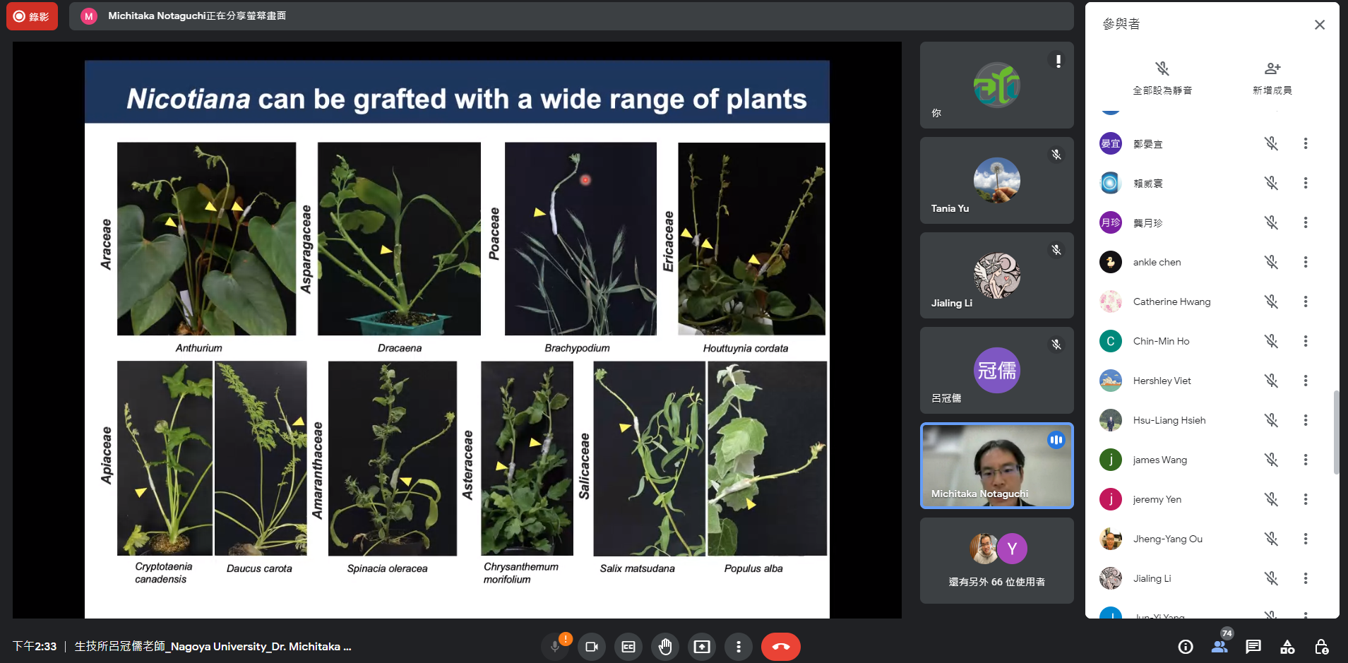 [世界百大名古屋大學] Dr. Michitaka Notaguchi植物嫁接主題演講 – 中興大學高等教育深耕計畫 | Higher ...